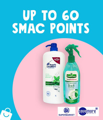 SMAC - SM Markets Up to 60 Bonus Points at SM Markets