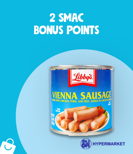 SMAC - SM Hypermarket 2 SMAC Points on 4.06oz Libby’s Vienna Sausage at ...