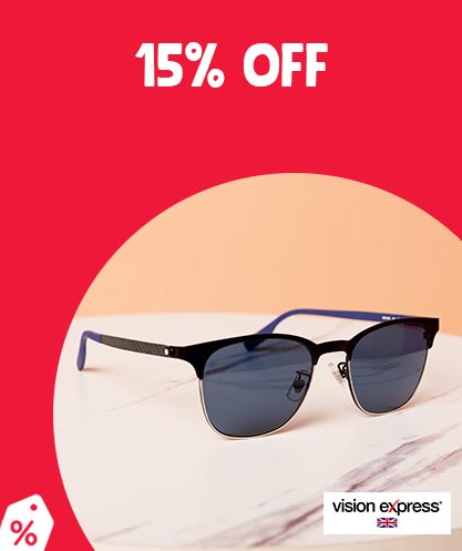 SMAC - Vision Express 15% OFF at Vision Express