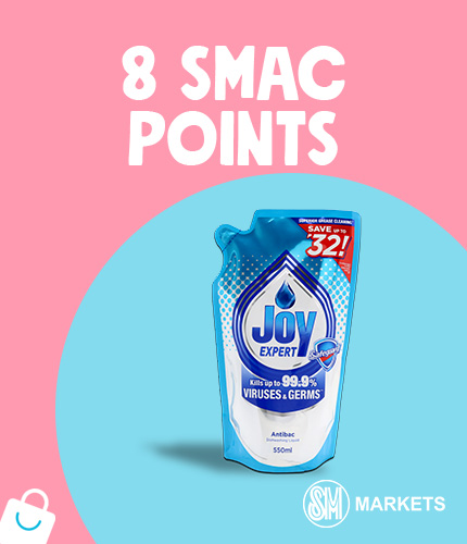 SMAC - SM Markets 8 SMAC Points on 550ml Joy Dishwashing Liquid Expert ...