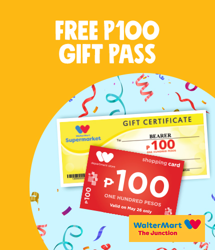 SMAC - WalterMart FREE P100 Gift Certificate when you shop at ...