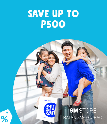 SMAC - SM Store Save Up to P500 at select branches of SM Store
