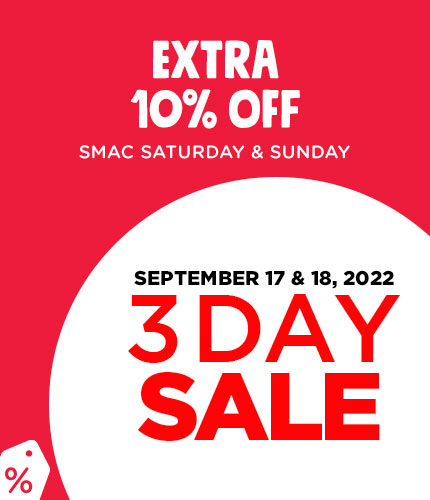 SMAC - SM Store EXTRA 10% OFF at select branches of SM Store