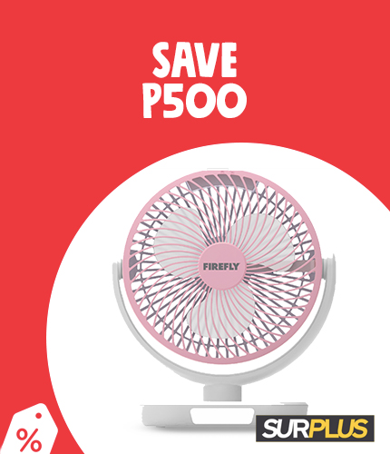 SMAC - Surplus Save P500 on a Firefly 6” Fan Light at Surplus.