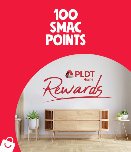 SMAC - PLDT Home Rewards 100 SMAC Points with PLDT Home Rewards