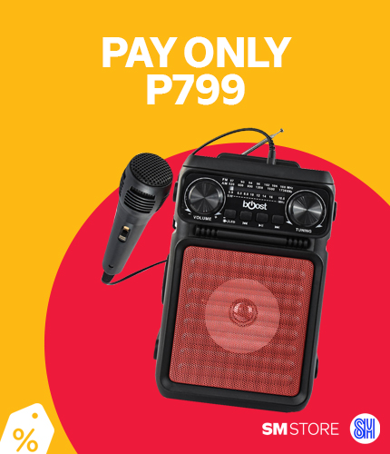 SMAC - SM Store PAY ONLY P799 for a BOOST Bluetooth Speaker at select ...