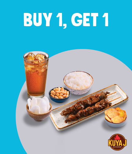 SMAC - Kuya J Restaurant Buy 1, get 1 on Chicken BBQ Solo Meal at Kuya J.