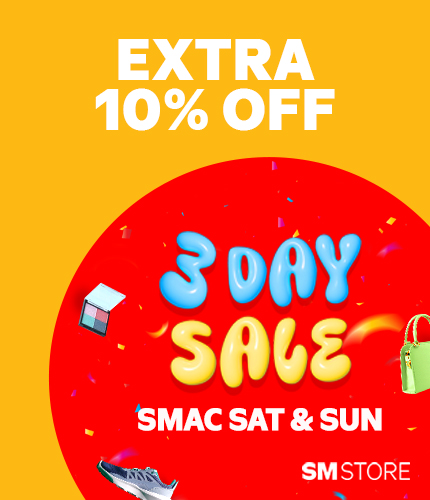 SMAC - SM Store EXTRA 10% OFF at select branches of SM Store